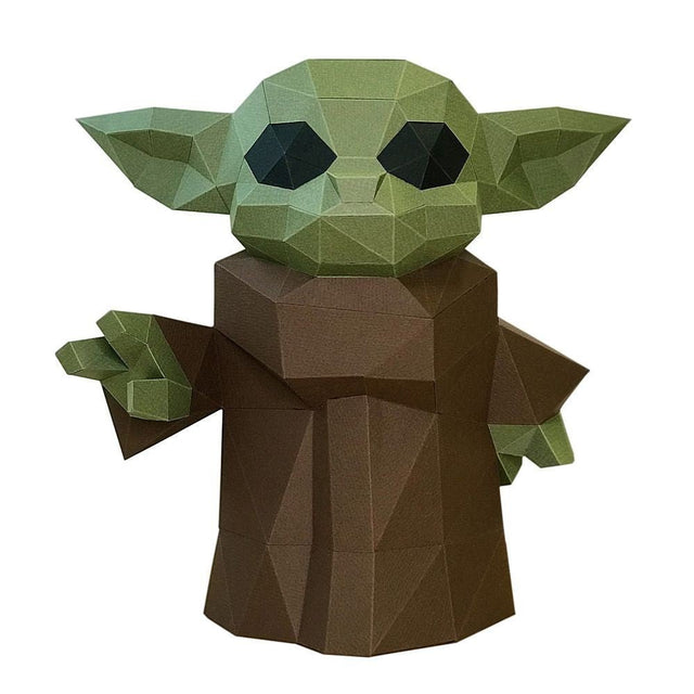 3D Papercraft Kit Baby Yoda PP-2YDA-3WAS – Hobby.lt 🇬🇧