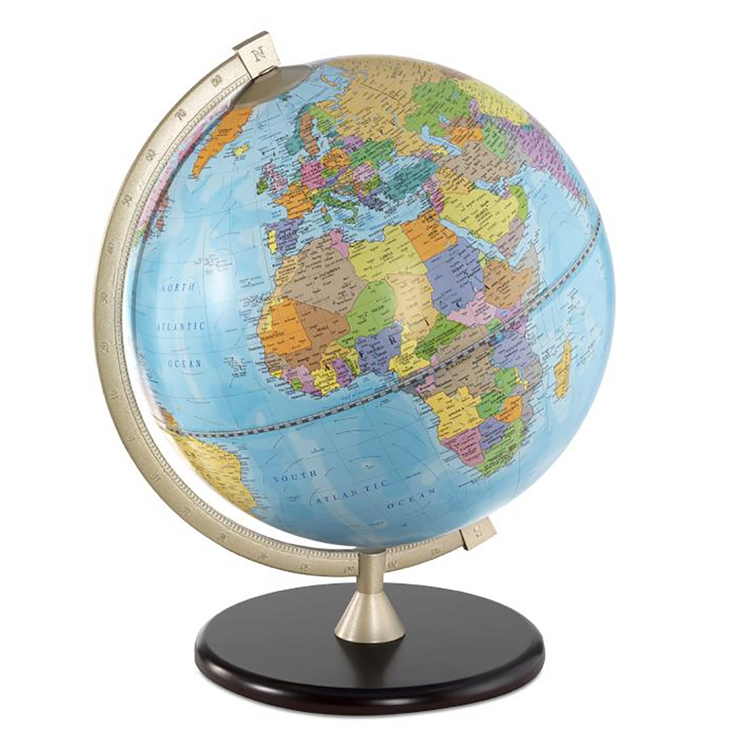James Cook Globe With Political Map. Handmade Quality From Italy ...
