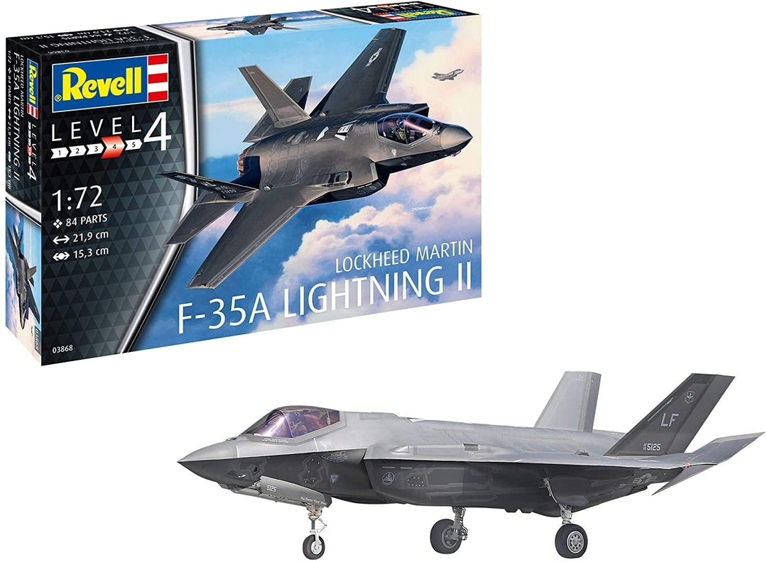 Lockheed Martin F-35A Lightning II - Plastic Modelling Kit By Revell ...